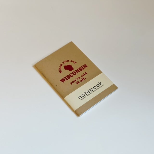 Mini Wisconsin Notebook | Drift Mercantile Co.