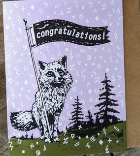 Congratulations Fox Card | Drift Mercantile Co.